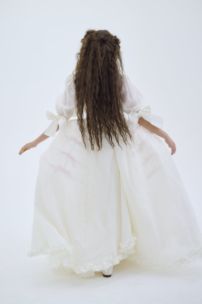 The Ivory Organdy Marie Gown – Selkie