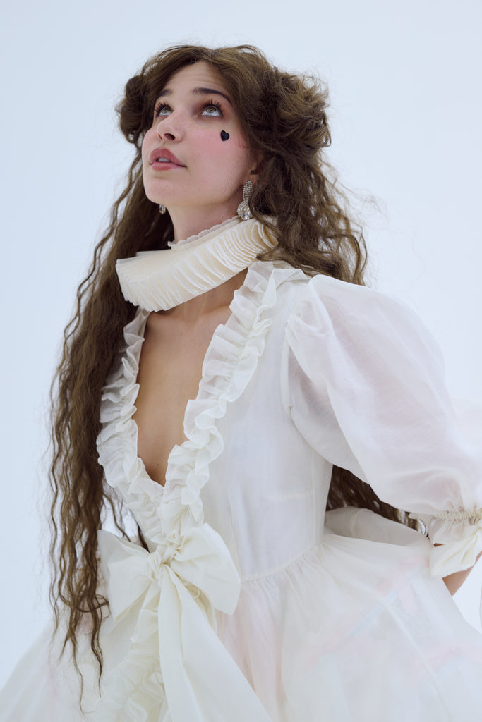 The Ivory Organdy Marie Gown – Selkie