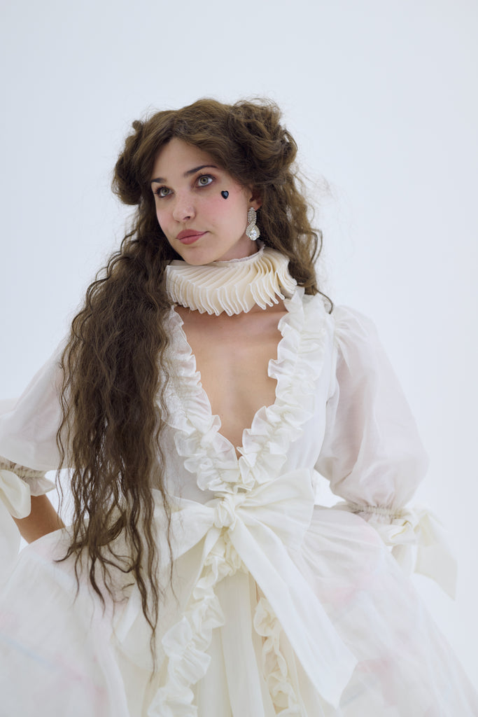 The Ivory Organdy Marie Gown – Selkie