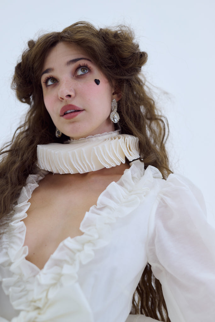 The Ivory Organdy Marie Gown – Selkie