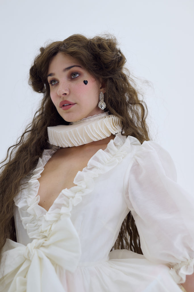 The Ivory Organdy Marie Gown – Selkie