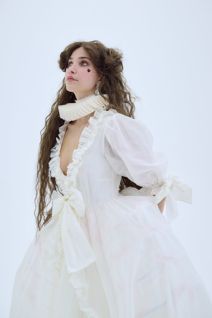 The Ivory Organdy Marie Gown – Selkie