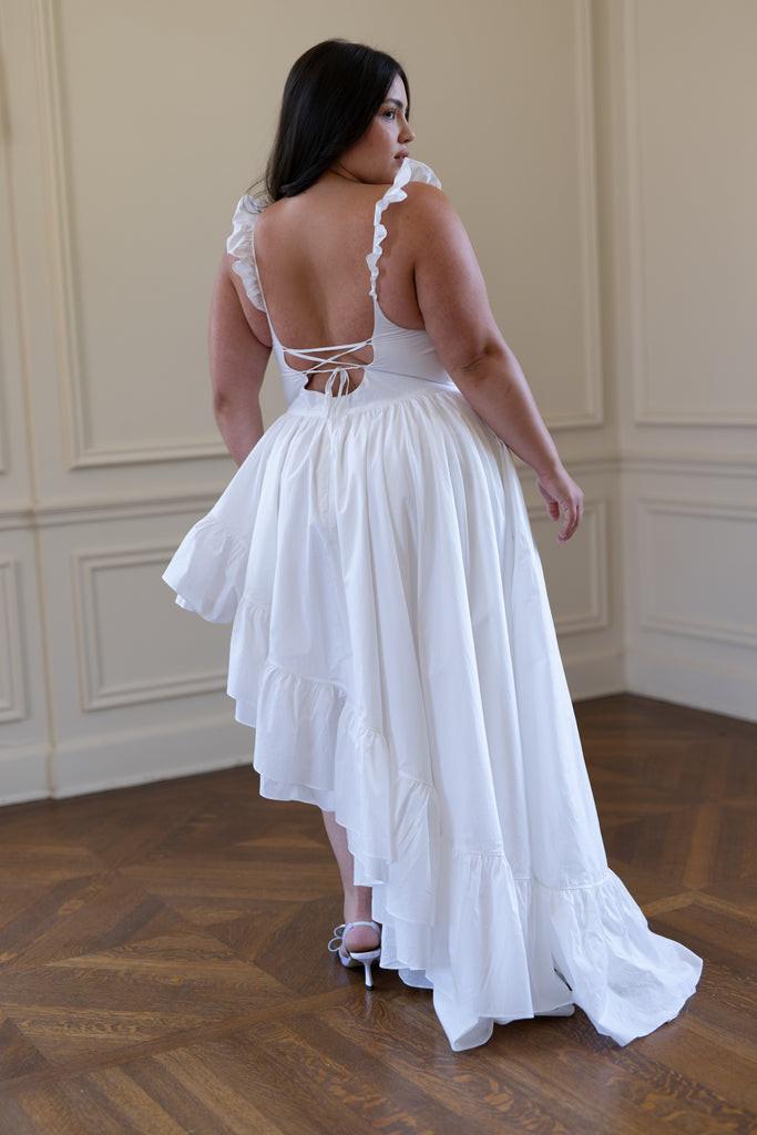 Legs For Days Dress in Ivory – Selkie