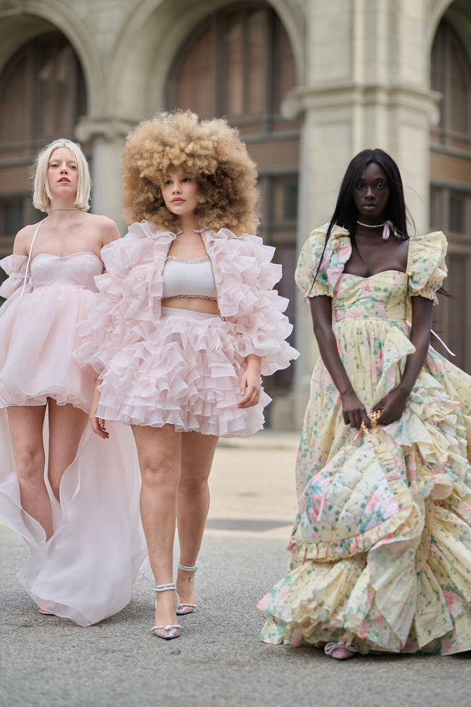 Le Petit Chou Boa Jacket in Strawberry Milk – Selkie