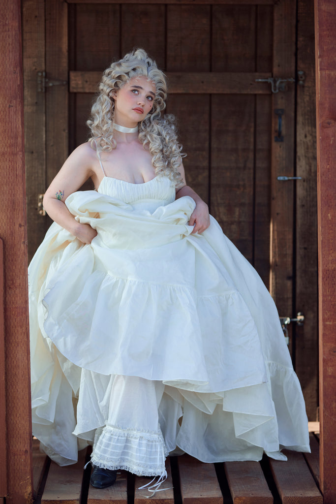 The Ivory Organdy Destination Gown – Selkie