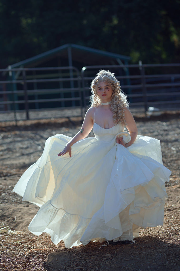 The Ivory Organdy Destination Gown – Selkie