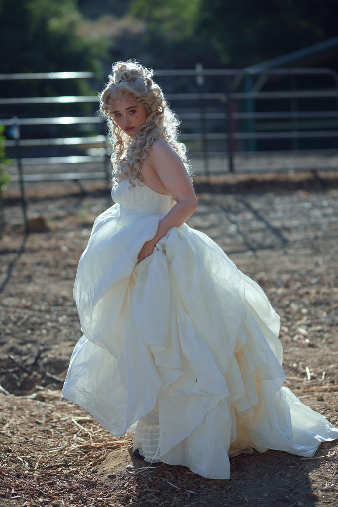 The Ivory Organdy Destination Gown – Selkie
